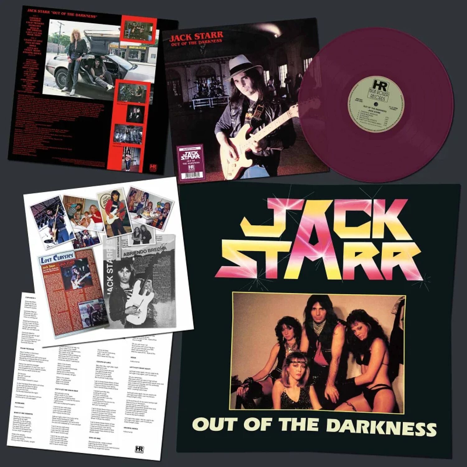 Out of the darkness von Jack Starr - LP (Coloured, Limited Edition, Re ...