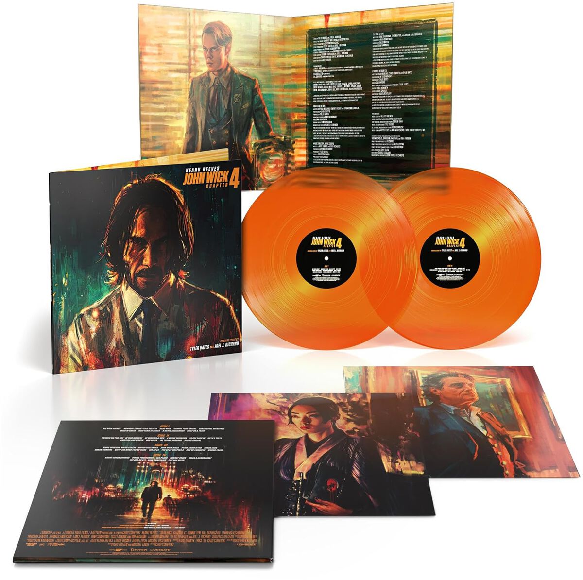 Chapter 4 - Original Score von John Wick - 2-LP (Coloured, Gatefold ...